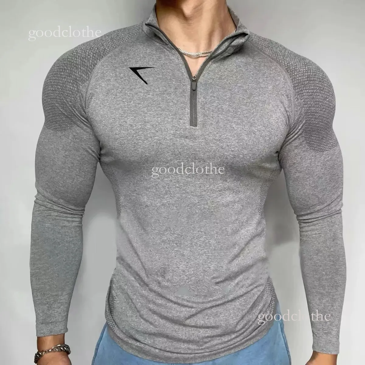 Gymsharkmen Men's Compression Workout Shirt Quick Dry Fitness Tee ...
