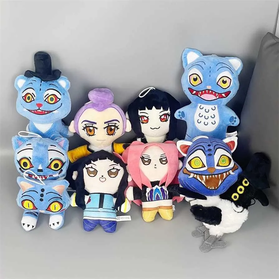 2026 Black Friday Kpop Demon Hunters Pendentif Peluche Poupée Jouet Porte Clés Dessin Animé ...