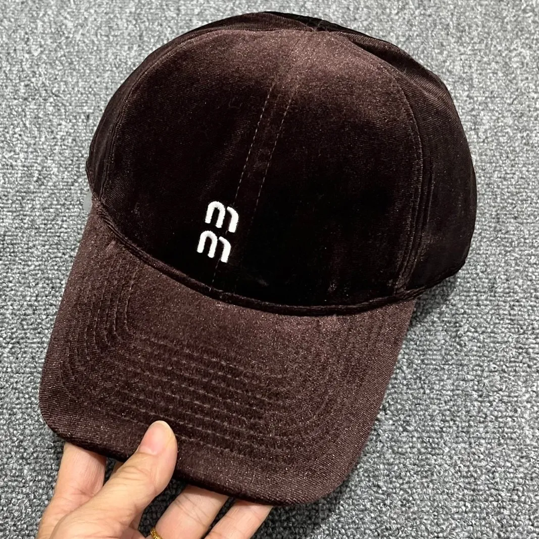 Velvet Baseball Caps Fitted Designer Caps With Luxe... From Fashionshop ...
