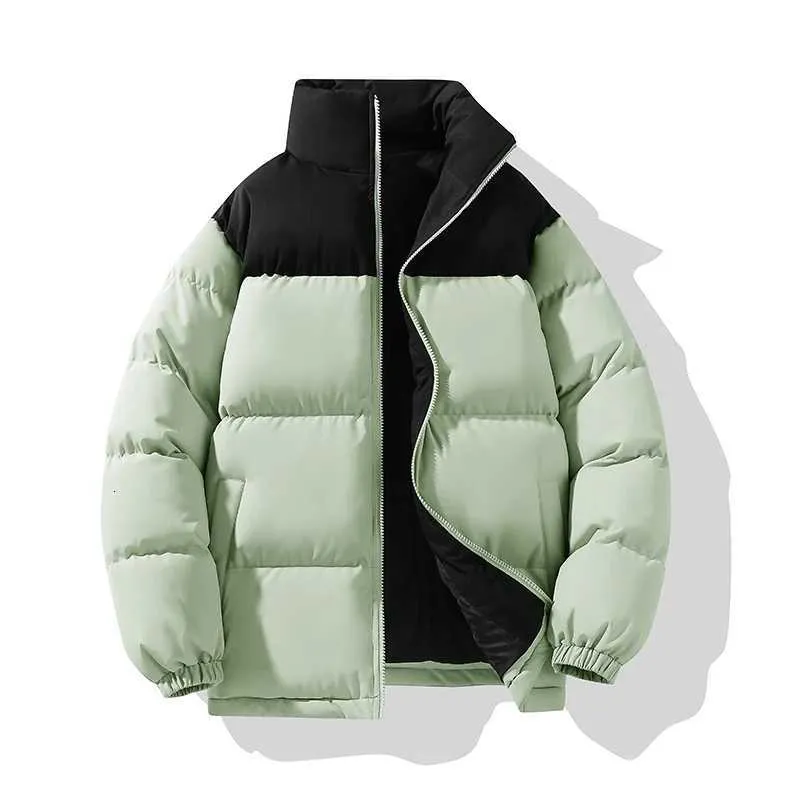 Men's White Duck Down Jacket, Warm Thick Puffer Coat, Male Casual High ...
