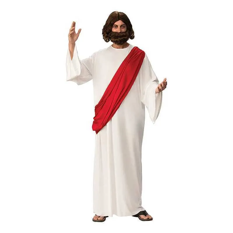 Jesus Christmas Cosplay For Men Plus Size Christ Costume With Halloween ...