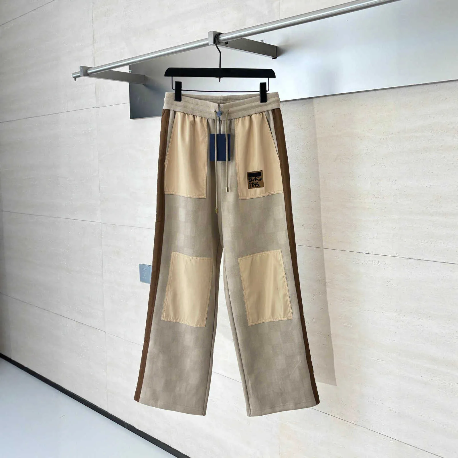 Men's Designer Pants: High-Quality Original V Brand Collaboration, Dark ...