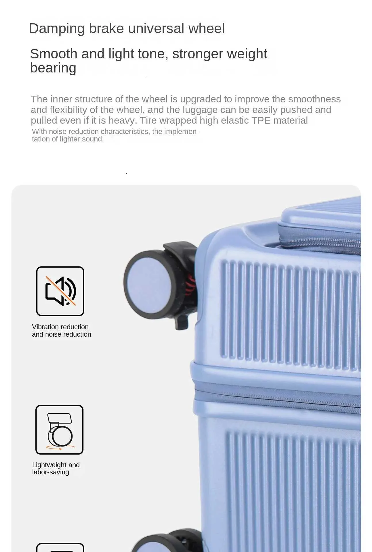 19 Deep Storage Suitcase, 20/28 Inch Side Opening Large Capacity ...