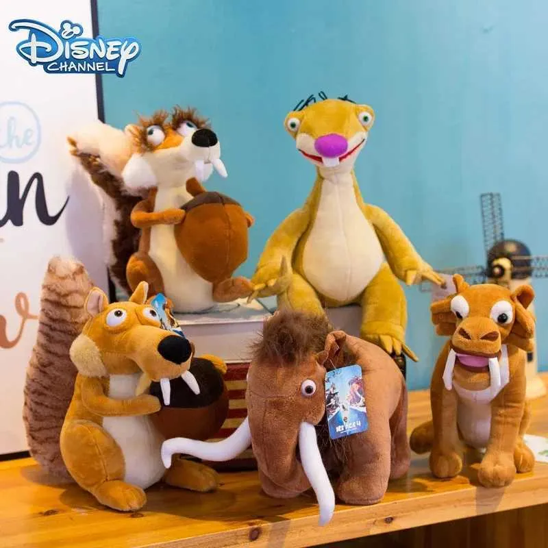 Ice Age Sid Stuffed Animal Squirrel, Scart, Manny, Diego, Sloth Plush ...