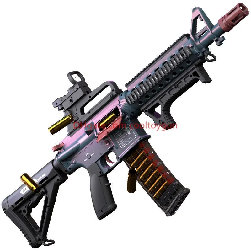 Electric M416 Soft Bullets Toy Gun Detachable Shell Ejected Continuous ...