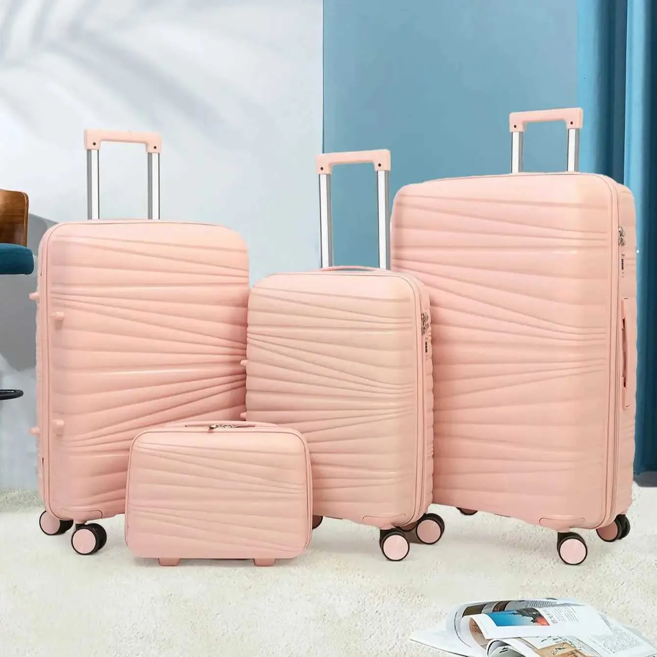 Koffer 28 Zoll Weiblich FineTuning Retro Trolley Bag Reisekoffer ...