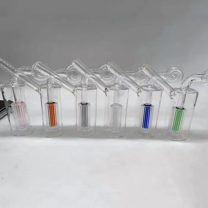 Mini Glass Water Bubbler Pipes With 10mm 14mm Oil Burner Bowl Hose Hick ...