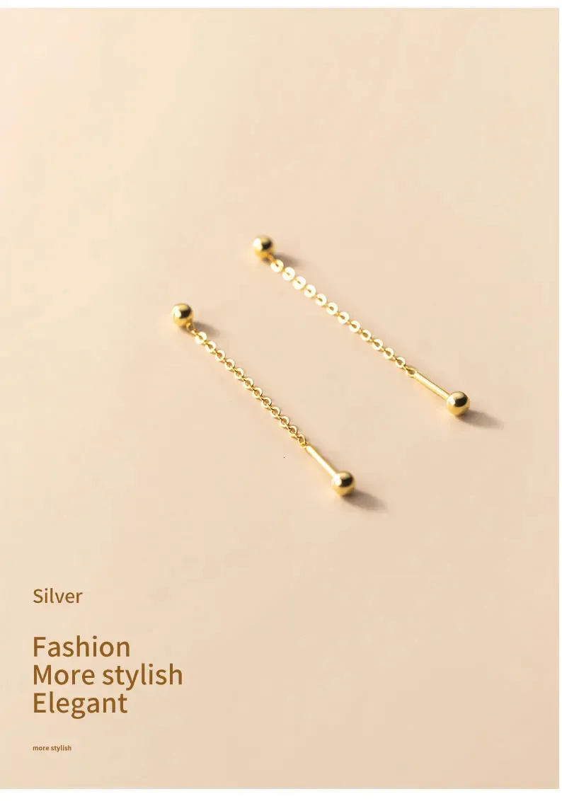 La Monada Tassel Drop Earrings for Women, 925 Sterling Silver Fine ...