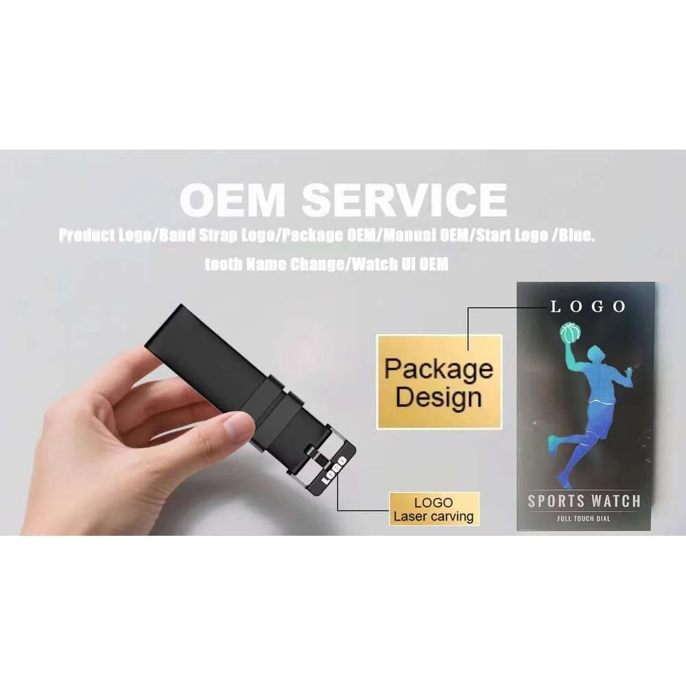 Senbono KT71 Men's Smart Outdoor Watch: Wireless BT Heart Rate Monitor ...