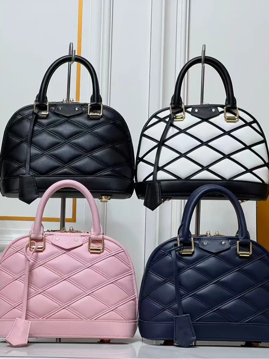 Designer Quilted Nano Shell Bag, Mini Diamond Stitch Crossbody Bag for ...