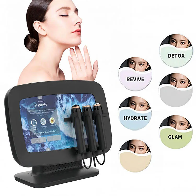 Professional 3 In 1 Oxygen Jet Facial Machine Exfoliate Co2 Bubble ...