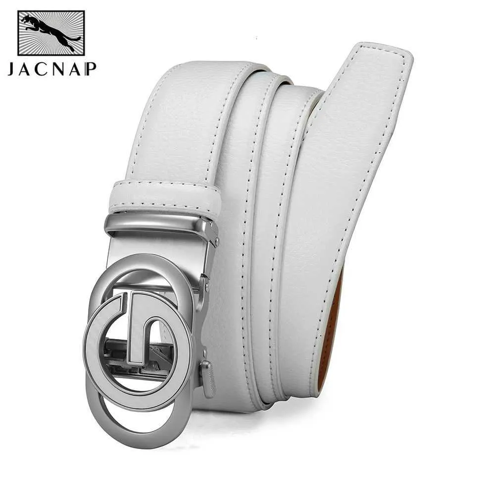 Men's Fashionable High-Quality Leather Belt with Automatic Buckle ...