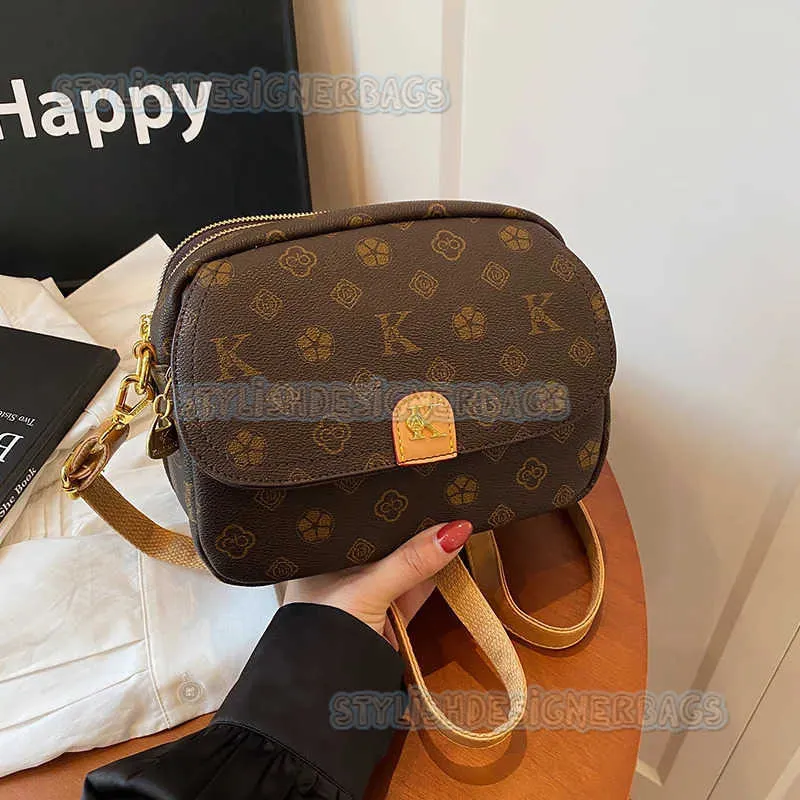 2025 Printed Round Bag Vintage Crossbody Purse For Women Soulder Bag ...