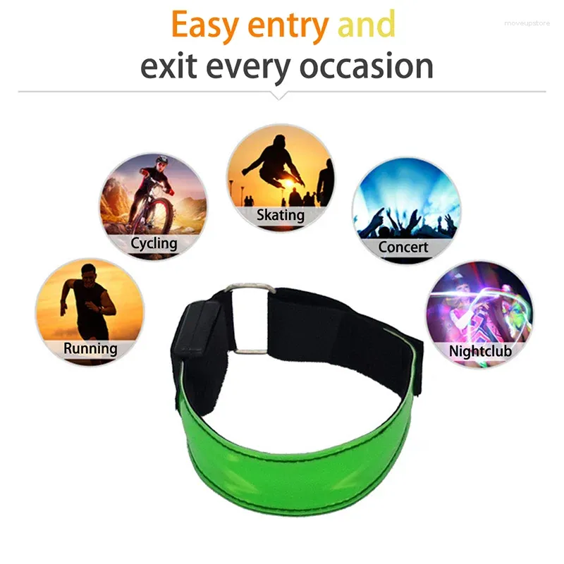 Running Set with Night Reflective Safety Belt, Sports Arm Band, Cycling ...