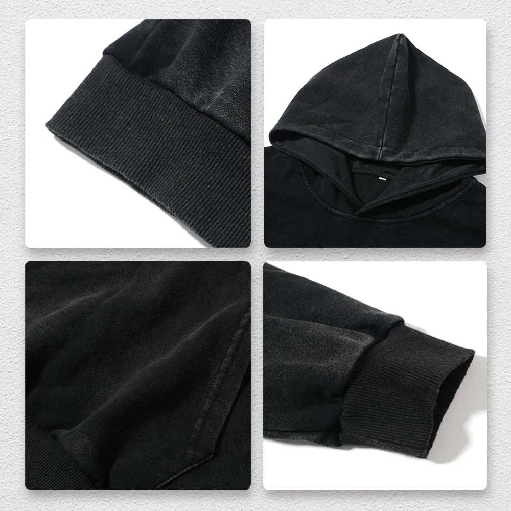 Jujutsu Kaisen Anime Acid Wash Hoodies, Vintage Washed Cotton Mens ...