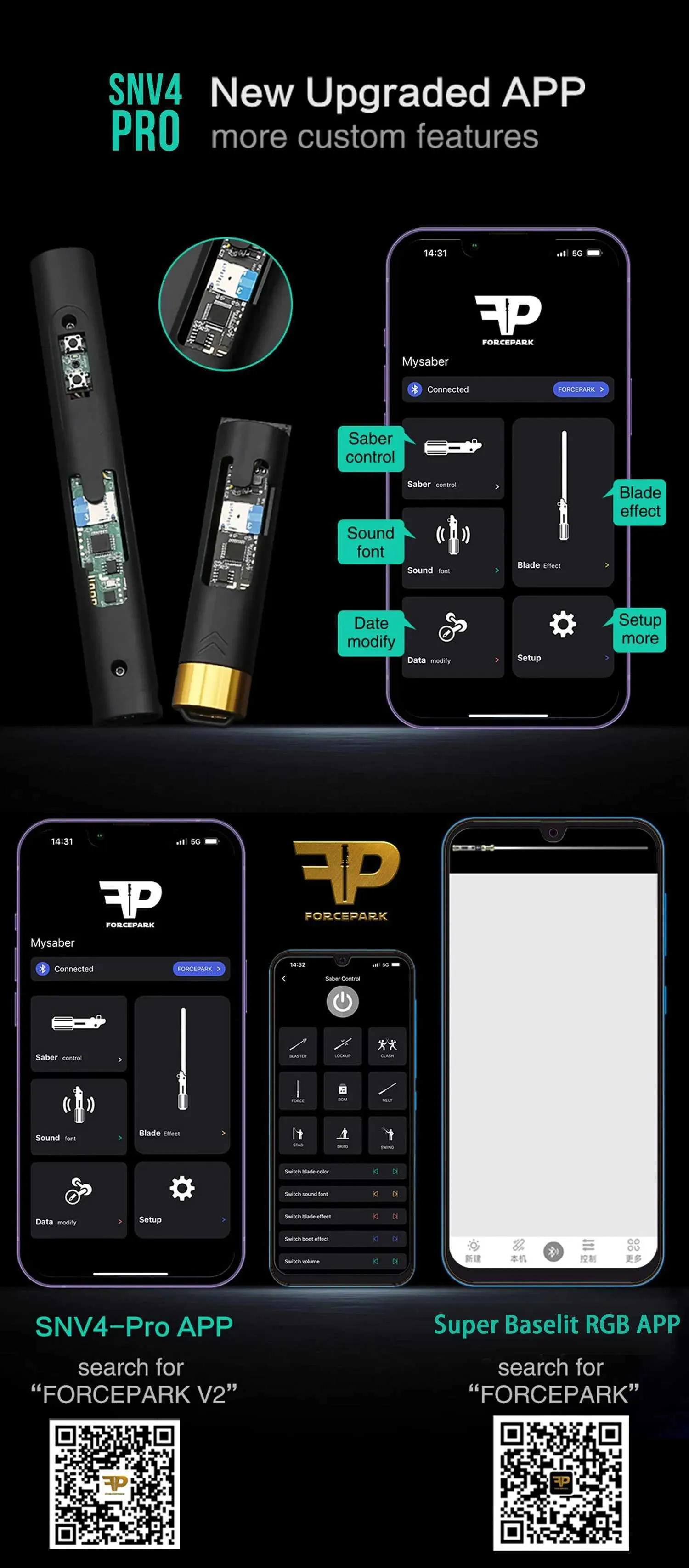 TXQSaber Lightsaber: 15 Types, Flat Blade, Color Changes, of FOC ...