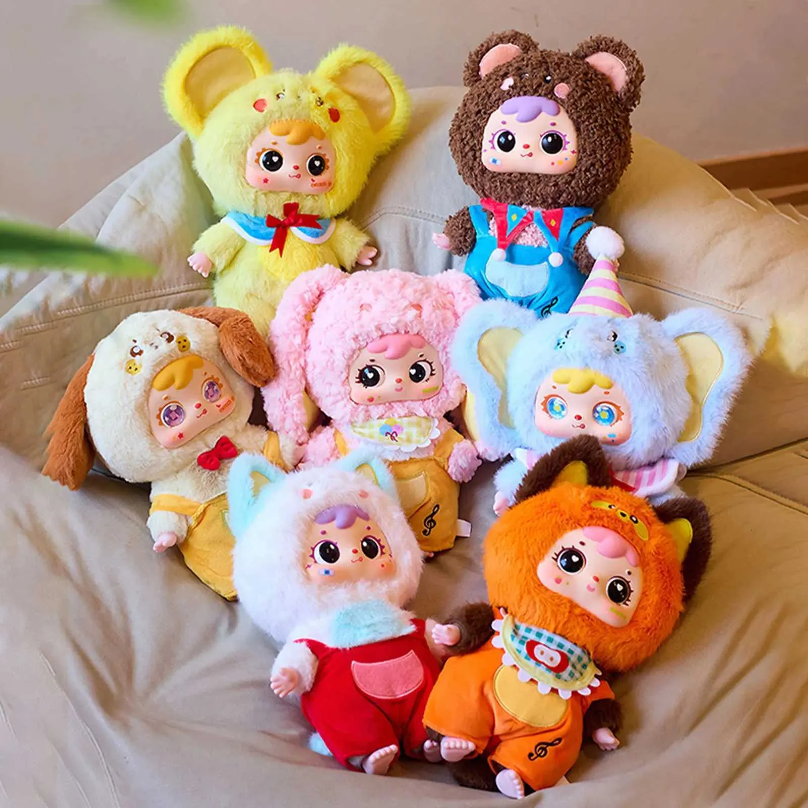 Oversized Gen1 Vinyl Face Emma Plush Doll Blind Box Animal Action ...