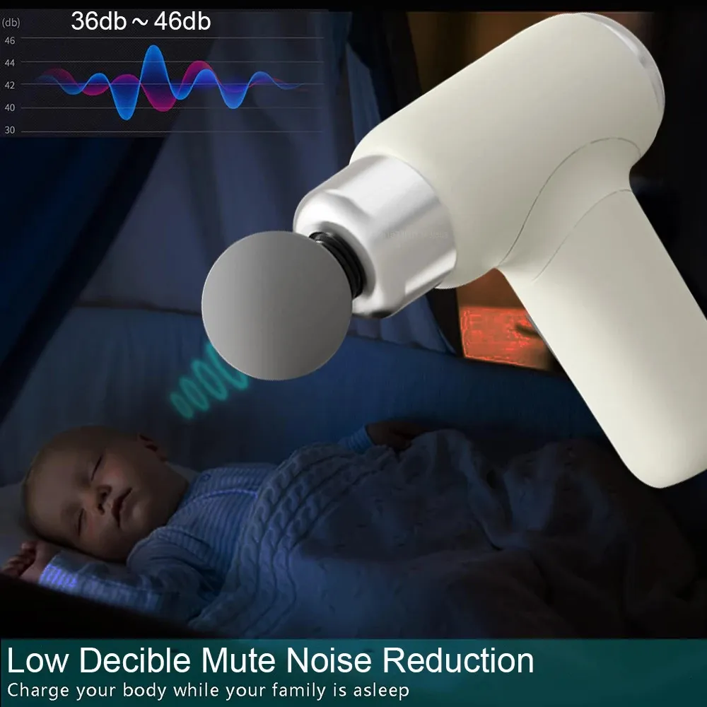 Fascia Gun Mini Muscle Massager: Professional Portable Electric Massage ...