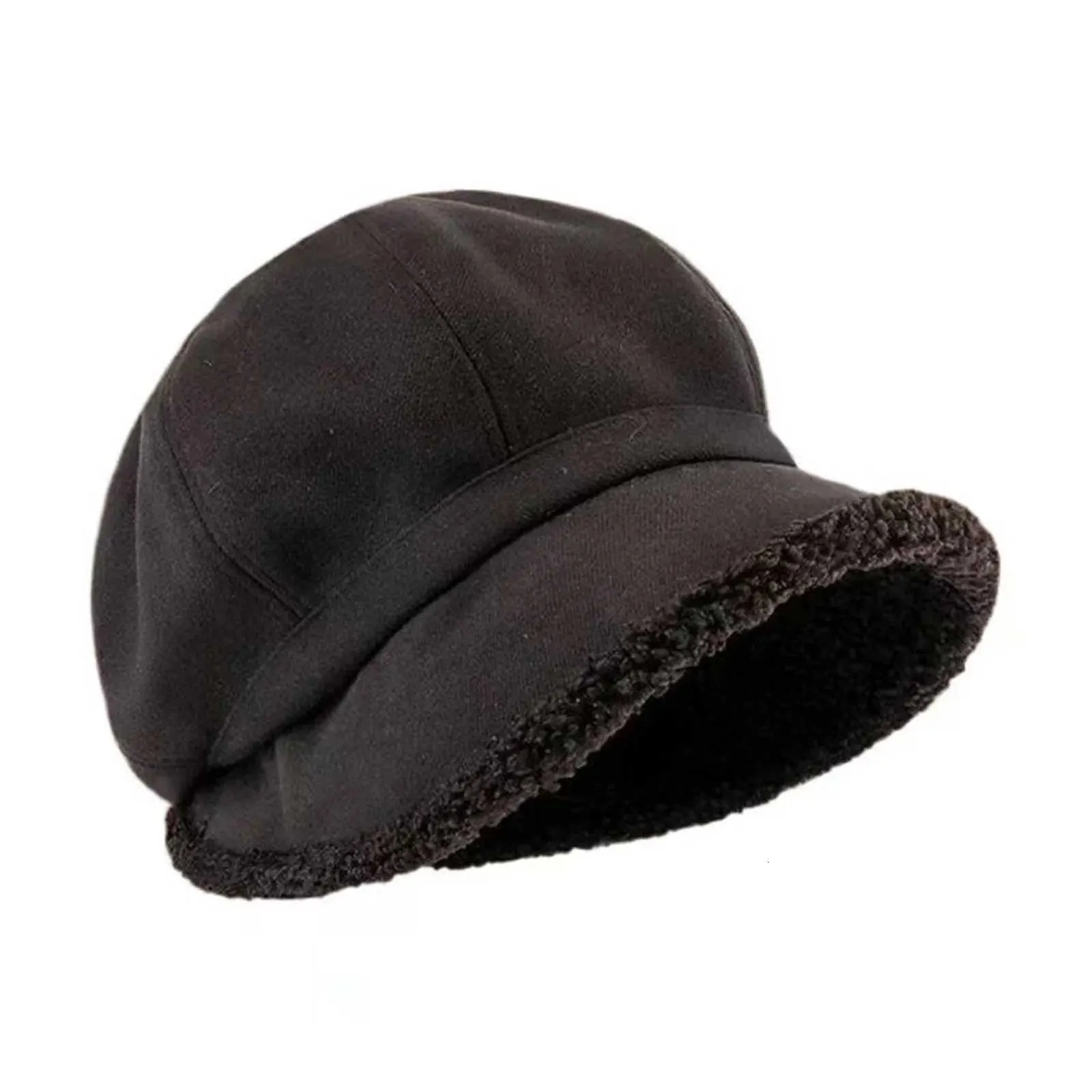French Style Women's Fleece Beret Hat Classic Winter Warm And ...