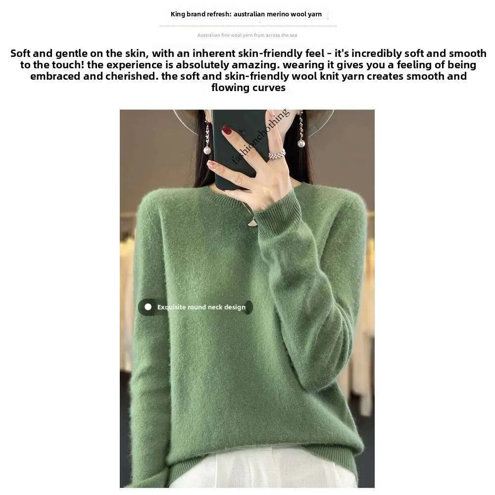 Merino Wool Sweater Women V-Neck Pullover 100% Wool Long Sleeve Autumn ...