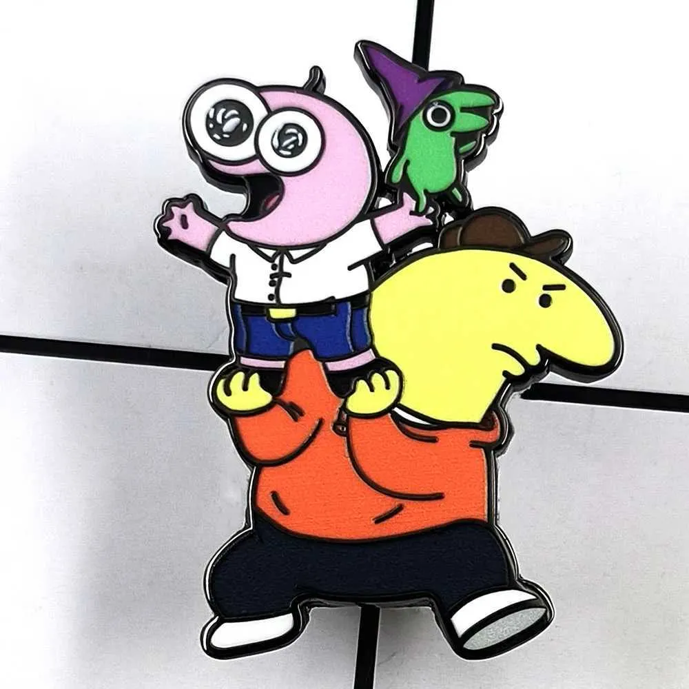 Smiling Friends Cartoon Character Brooch Classic American Comedy ...