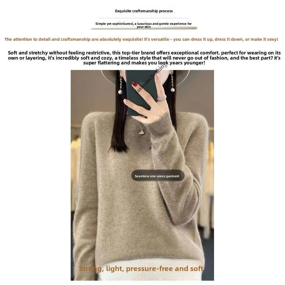 Merino Wool Sweater Women V-Neck Pullover 100% Wool Long Sleeve Autumn ...