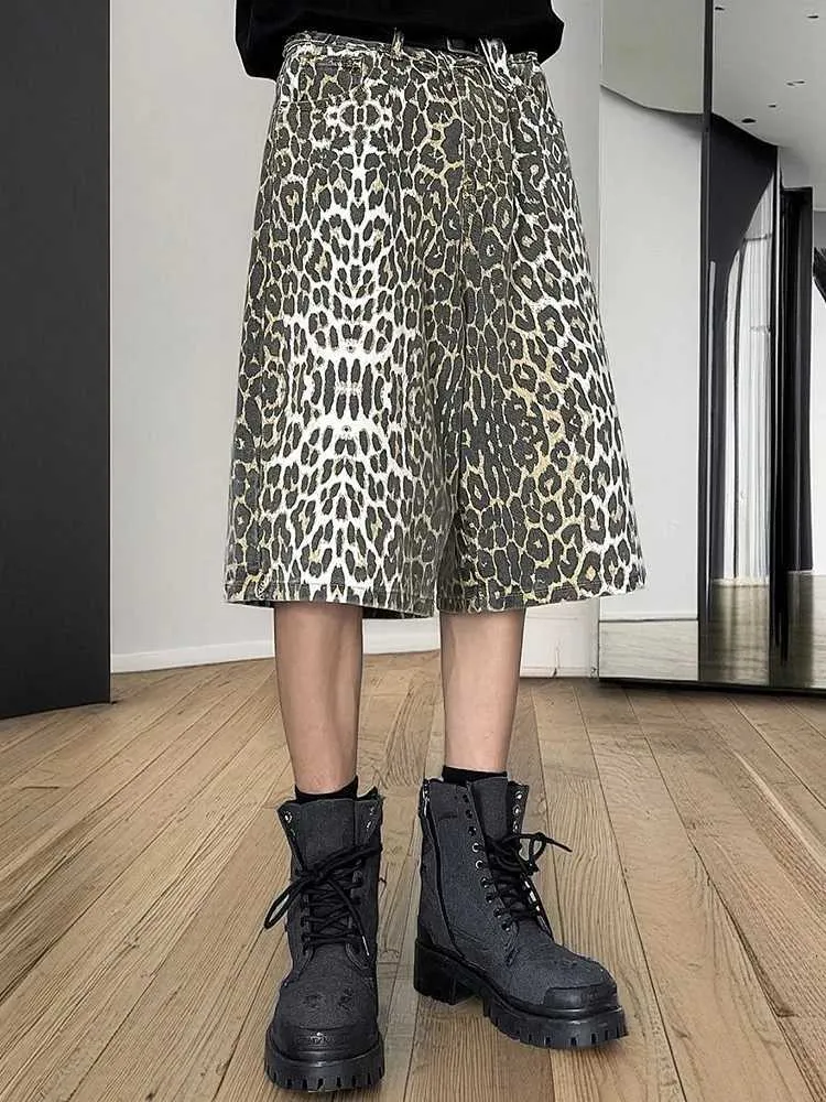 Fashion Harajuku Summer Hip Hop Leopard Painted Plus Size Sweatpants ...