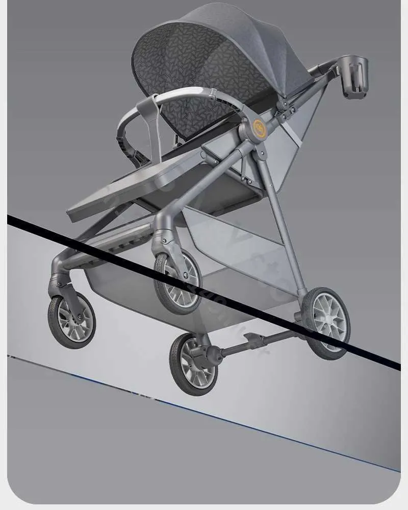 High Landscape One-Click Collection Baby Stroller, Convertible ...