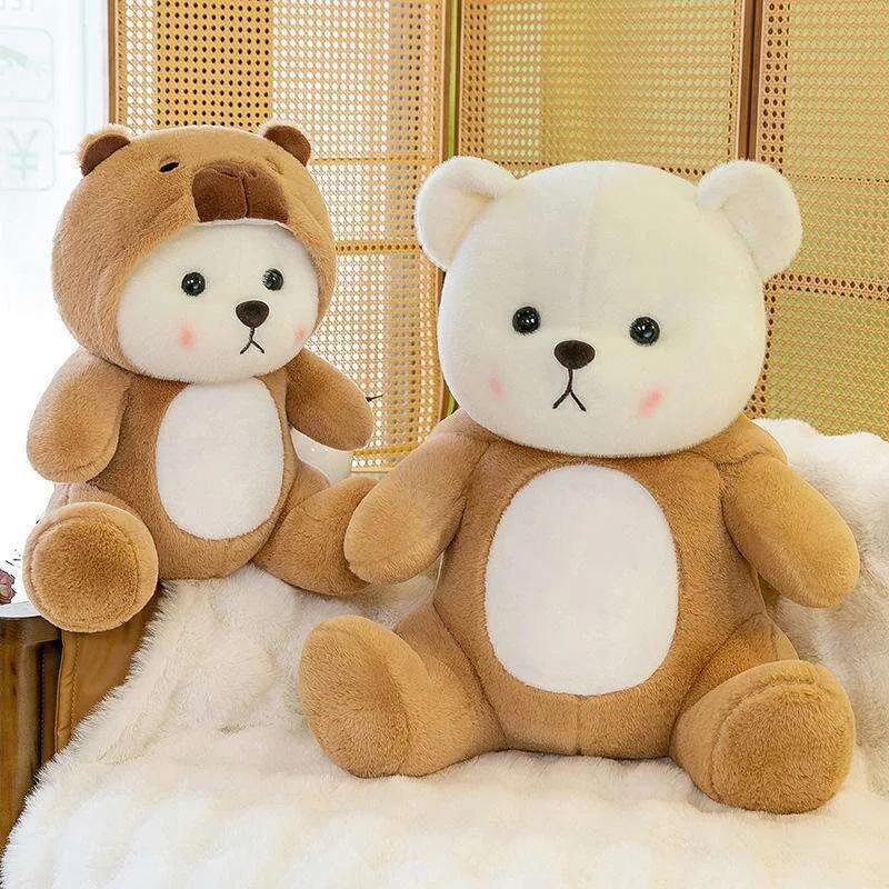 New Capybara Transforms Into Lina Bear Plush Toy Doll For Girls And ...