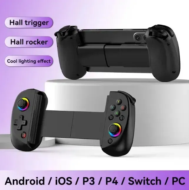 2025 Telescopic Gamepad Controller Joystick Turbo 6 Axis Gyro Vibration ...