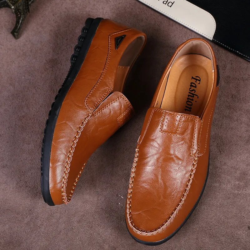 Bulk Luxury Genuine Leather Men's Casual Mens Boat Shoes Breathable ...