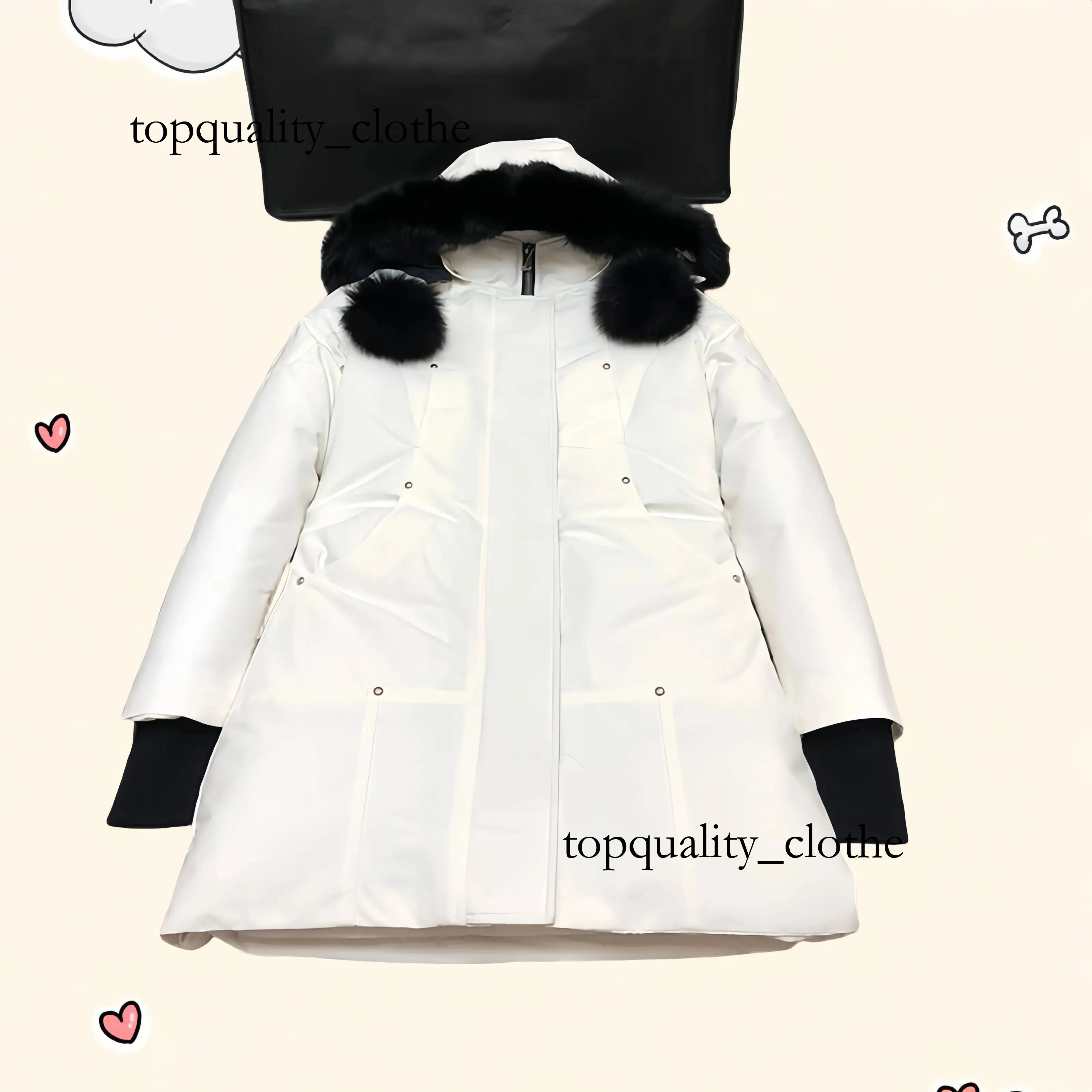 2025 Moose Jacket Men's 10A Down Parka with Fur Collar, Winter ...