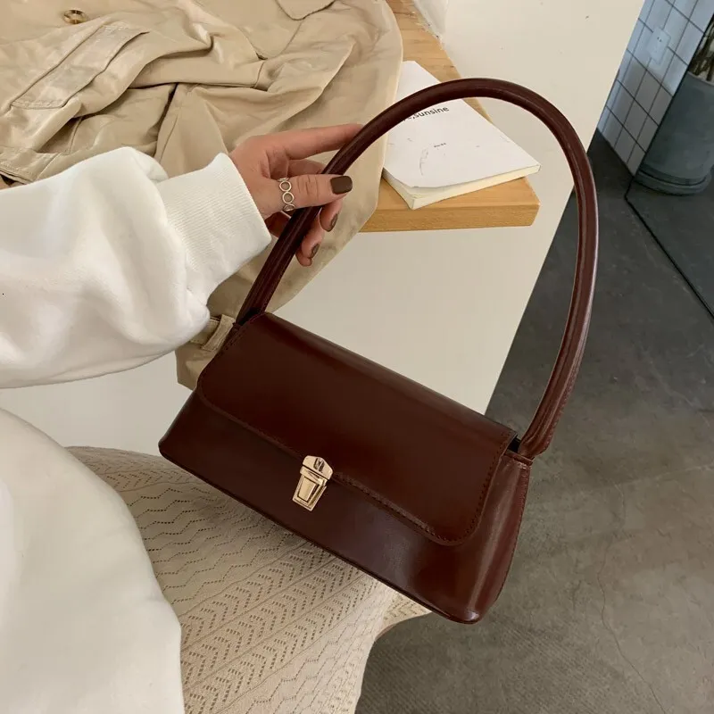 New Trendy Long Stick Bag, Fashionable Retro Armpit Bag, Elegant ...