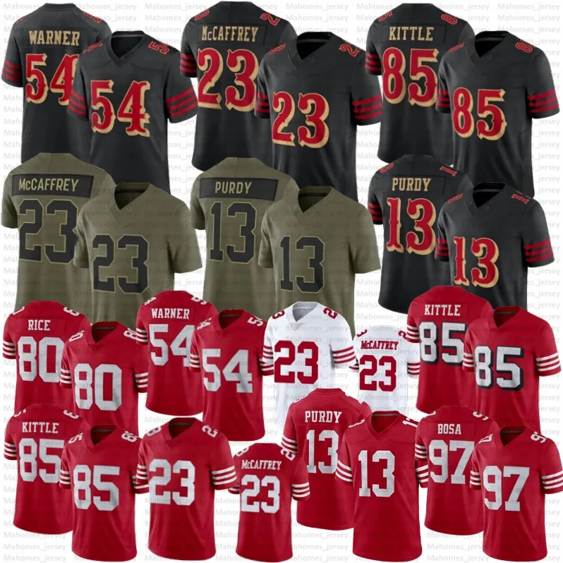 Brock Purdy Football Jersey 2025 NFL Player Shirt With Christian ...