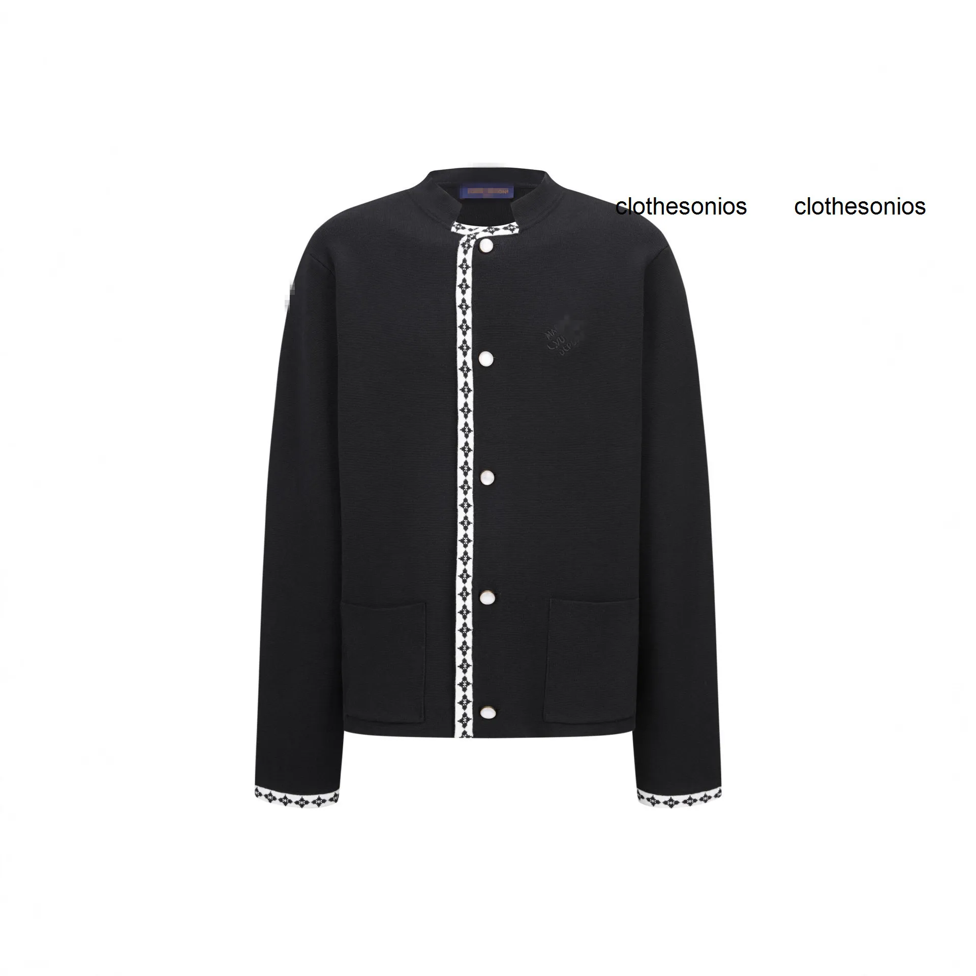 Knitted College Style Loose Fit Unisex Jacket with Acetate Cotton for ...