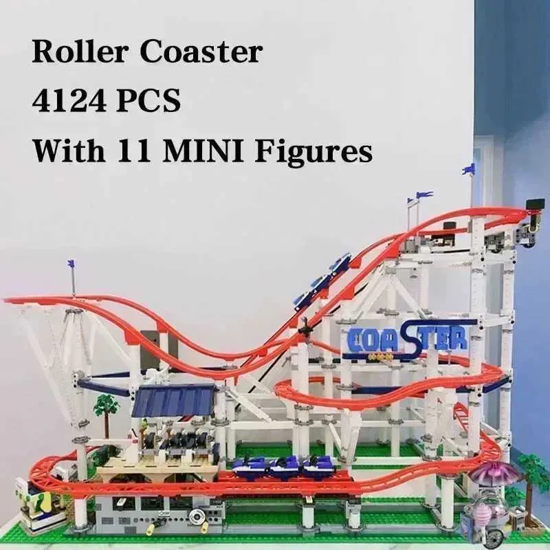 The Big Roller Coaster Model Fairground Building Blocks Bricks ...