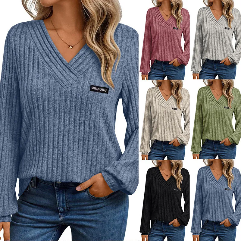 Women's Loose Fit V Neck Pullover Sweater With... From Zdb0913, $21.45 ...