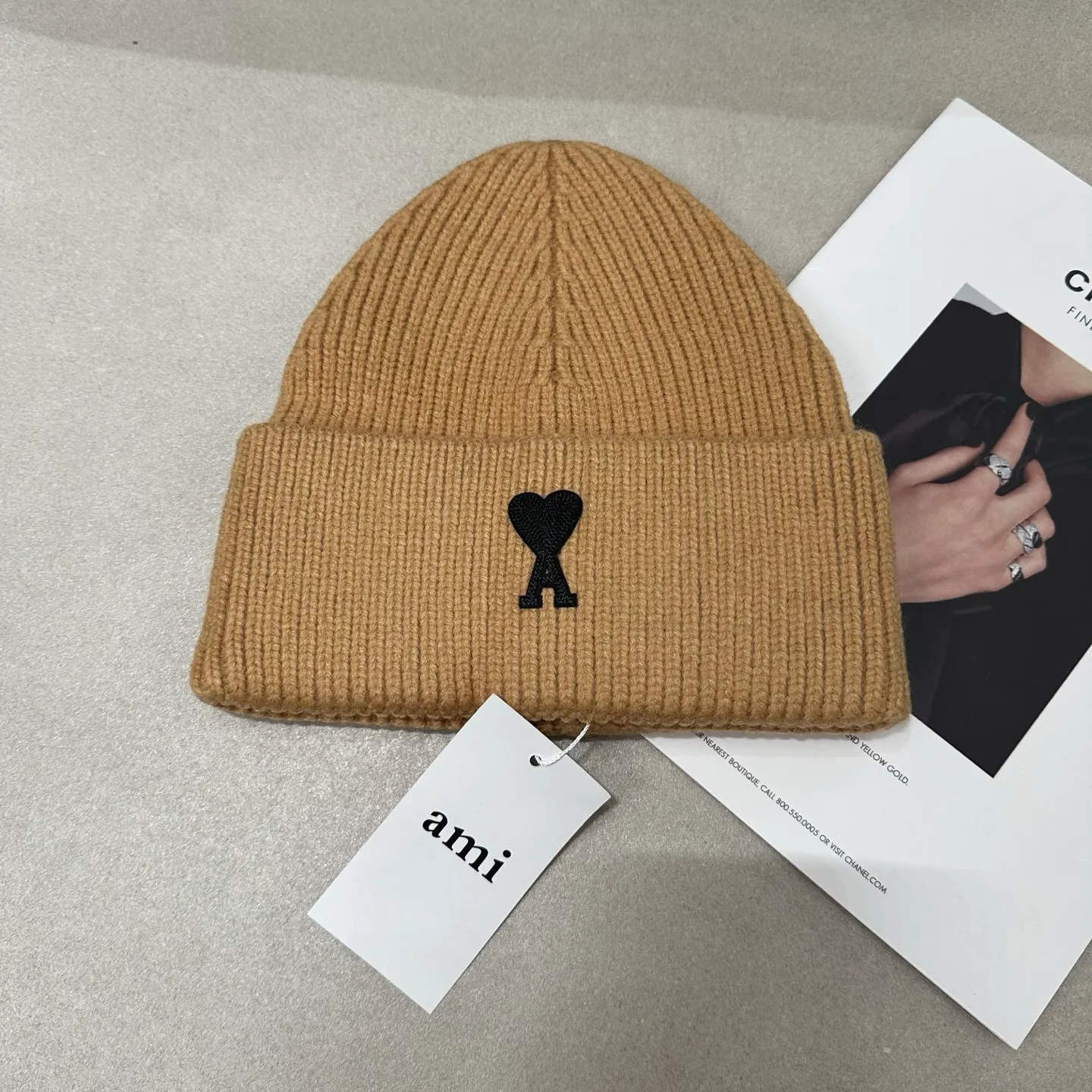 French AMI Love A Beanie Hat - High Quality Luxury Winter Designer Hat ...