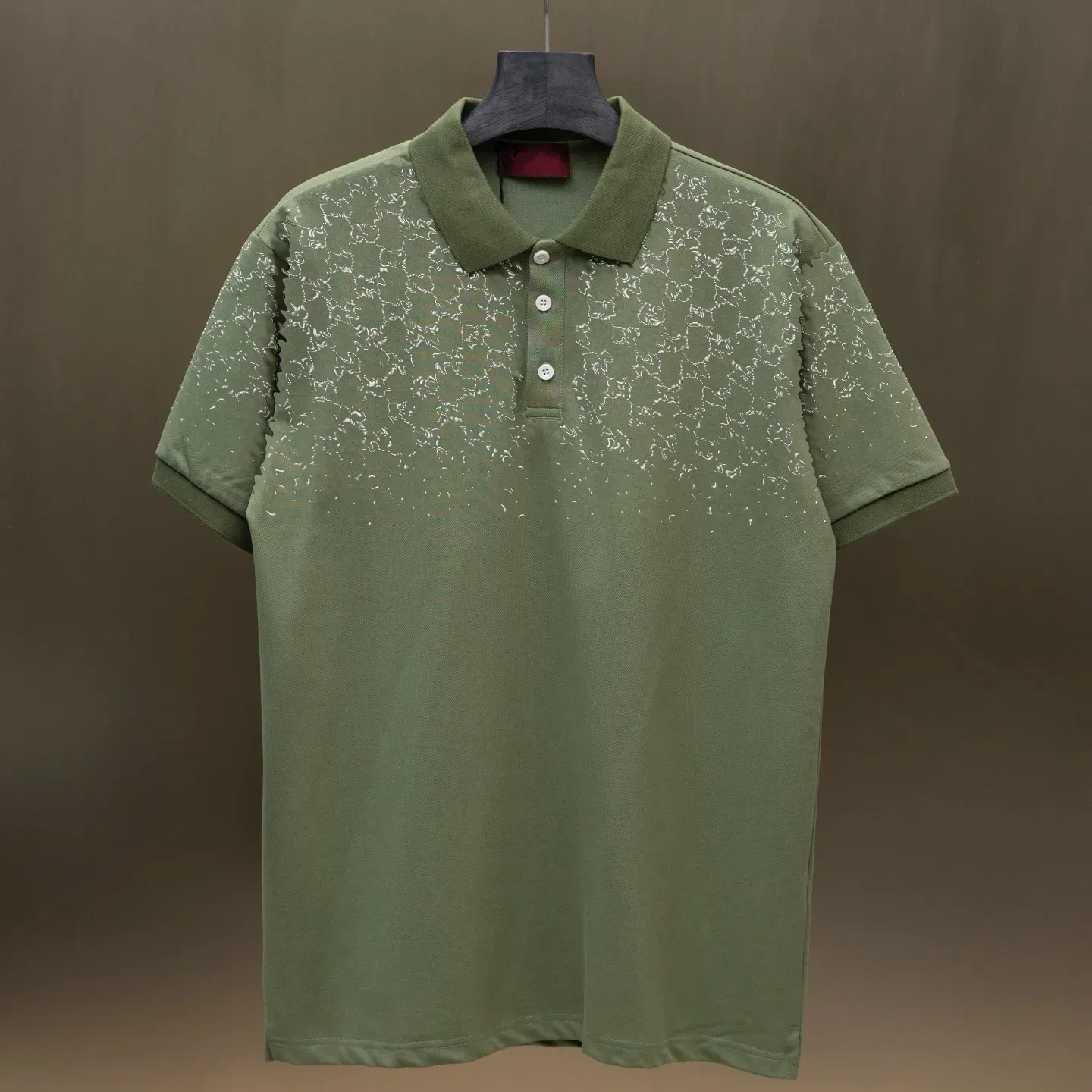 High Quality Designer Mens Polo Shirt, Fashionable Letter Gradient Polo ...