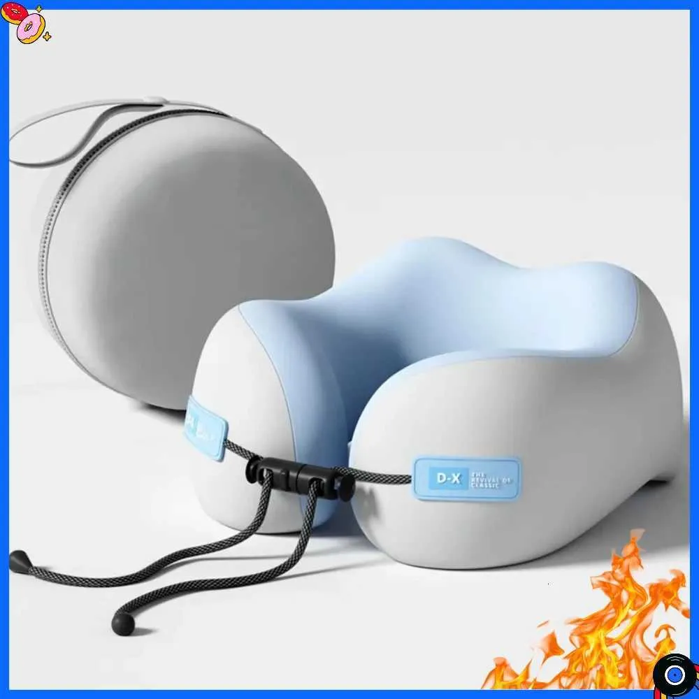 Portable U-Shaped Memory Foam Neck Pillow for Travel, Trains, and Naps ...