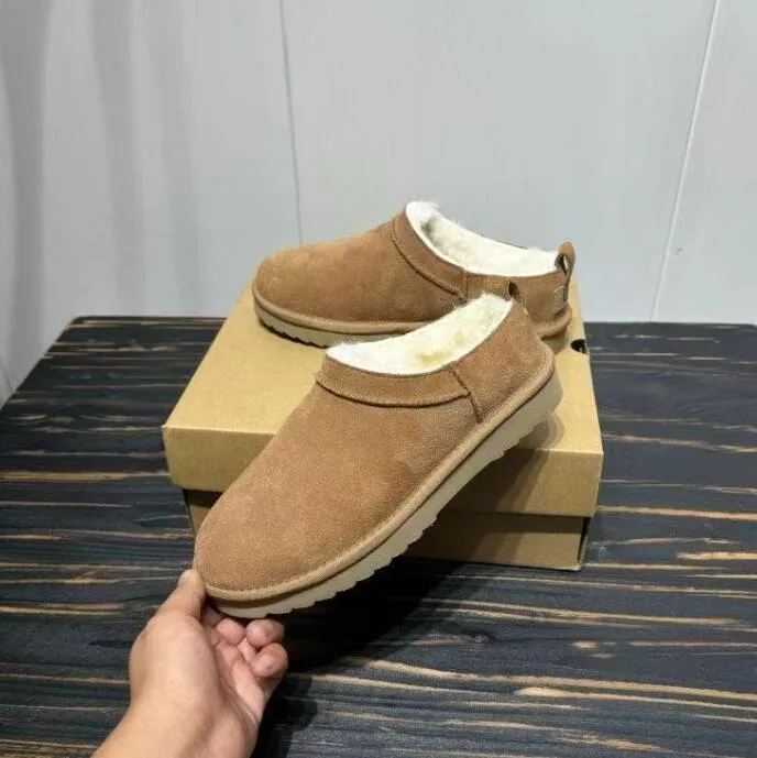 Women's Ultra Mini Short Snow Boots Low Top Tasman Slippers With ...