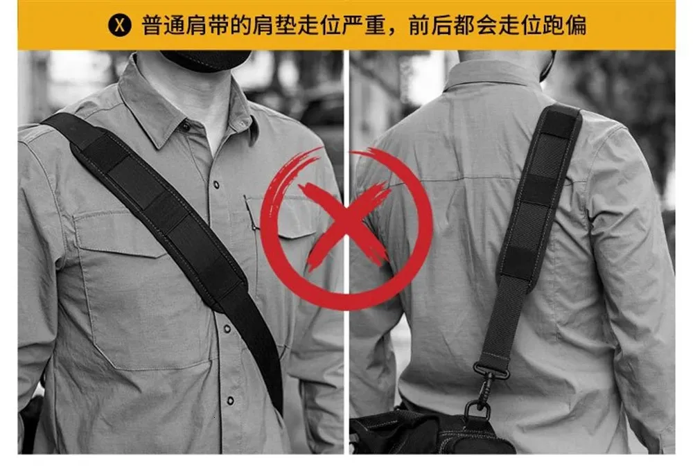 2025 Techwear Tactical Shoulder Strap: Quick Release Adjustable ...