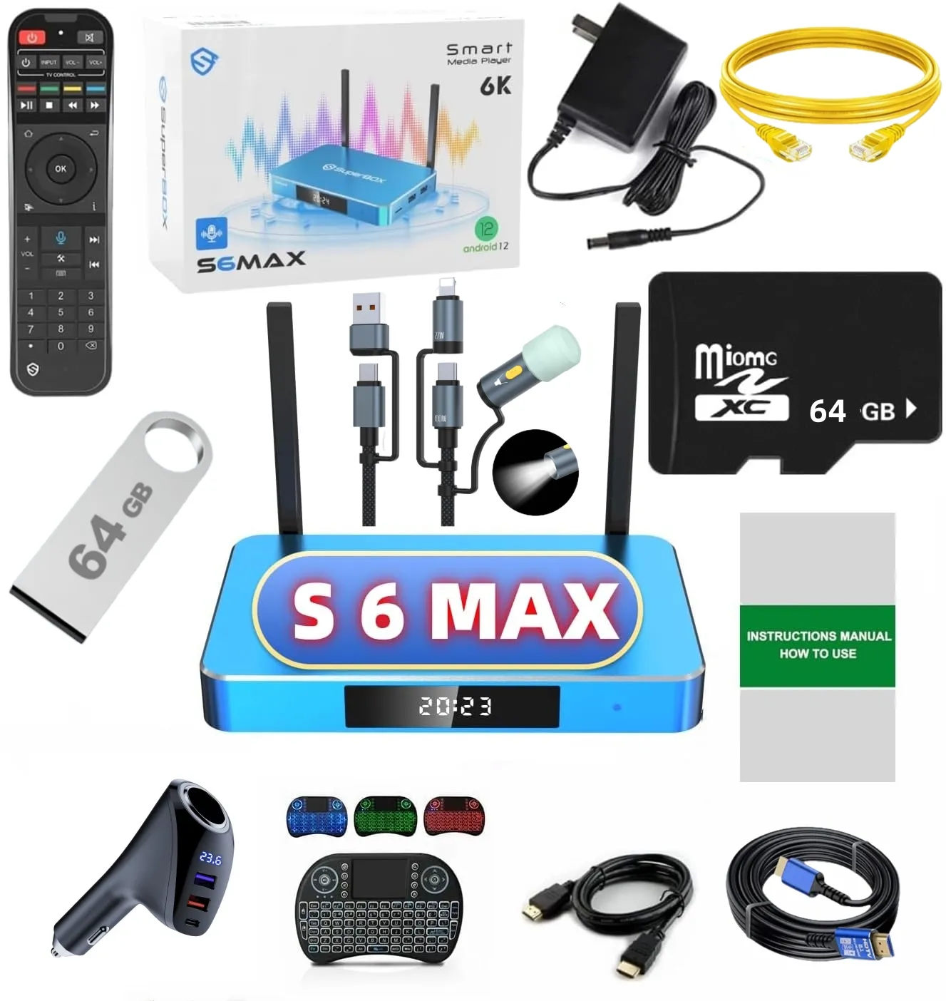 SuperBox S6 MAX 2025 Smart TV Box 4G+64G Storage,... From ...