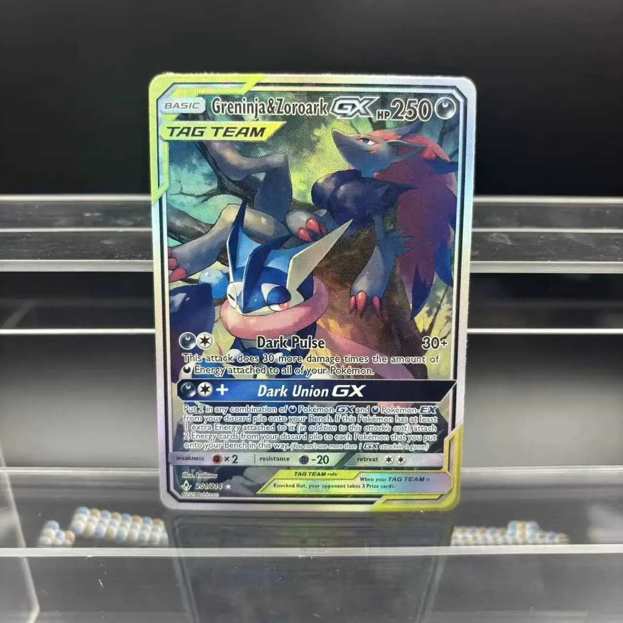 Zekrom Gengar GX EN Self Made Anime Old Pokemon Card Packs DIY ...