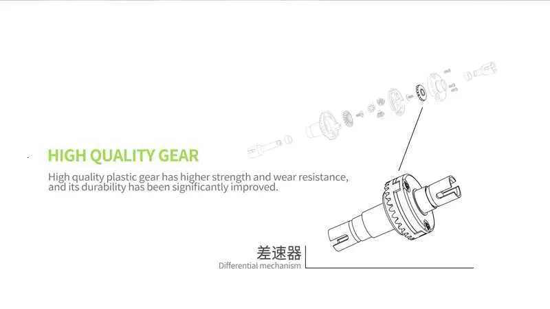 WLtoys 128 284131 10-Channel 1:4 Scale PVC 4WD Electric Remote Control ...