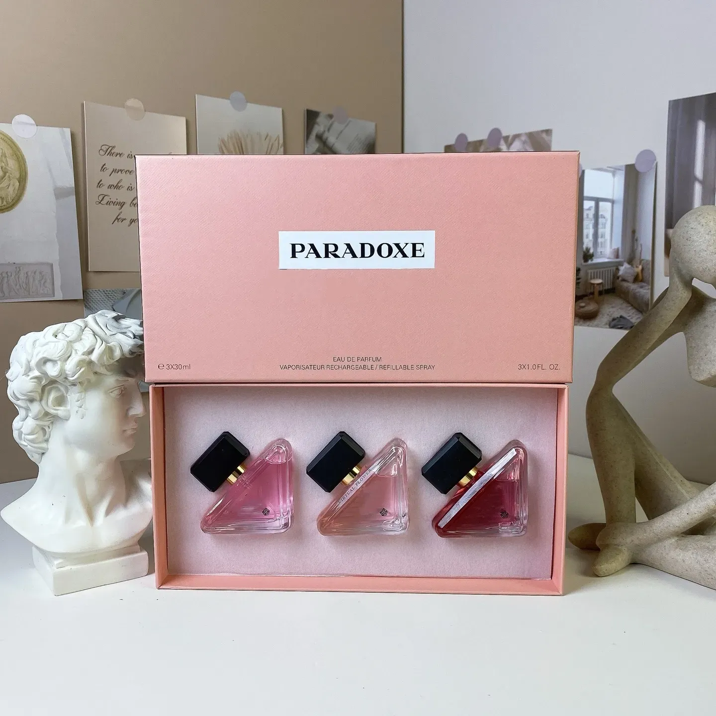 Designer Women Man Paradigme Fragrance Paradoxe Virtual Flower Intense Perfume EDP Vaporisateur ...