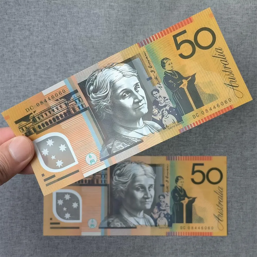 5A Ultrathin Prop Money Australia 50 Australian Dollar Polymer Fake ...
