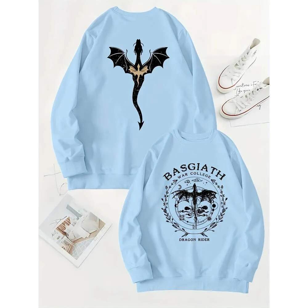 Basgiath War College Two-Sided Sweatshirt, Fourth Wing Comfort Gift for ...
