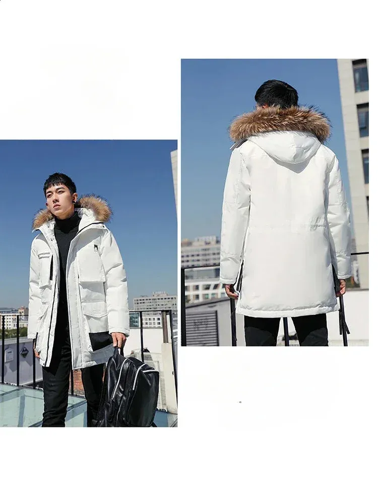 Casual Warm Fashion Coat: Big Goose Men's Down Jacket, Korean Version ...