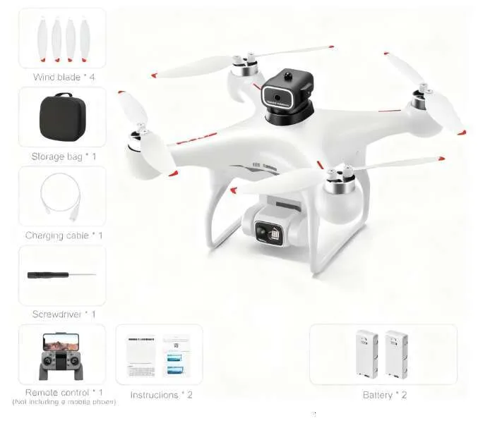 Ky102 Pro Upgraded With Dual Batteries & Screen Controller 50X HD Zoom ...